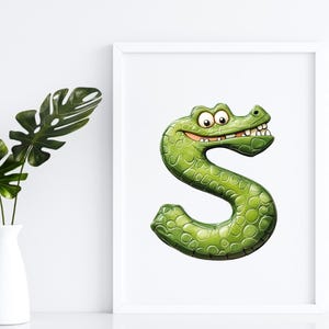 Alligator Alphabet Clipart - Fun Crocodile Letters Png, Alphabet Png ...