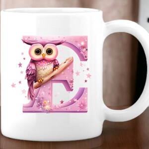 Pink Owl Alphabet, Letters Png, Alphabet Png, Instant Download for ...