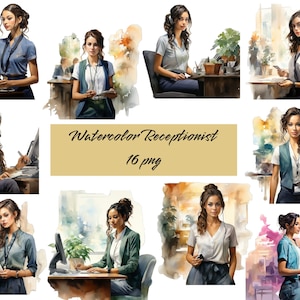 Receptionist Clipart, Transparent Background, High Quality, Clipart ...
