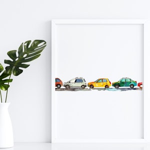 20 Car Borders Watercolor Clipart, Border Clipart, PNG Individual ...