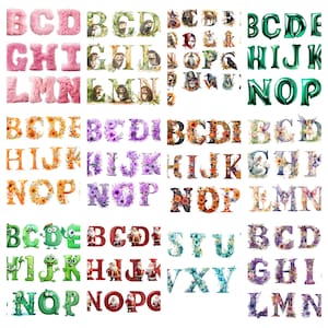 ALPHABET MEGA BUNDLE, 3000+ Images, Lifetime Access, 120+ Alphabets ...