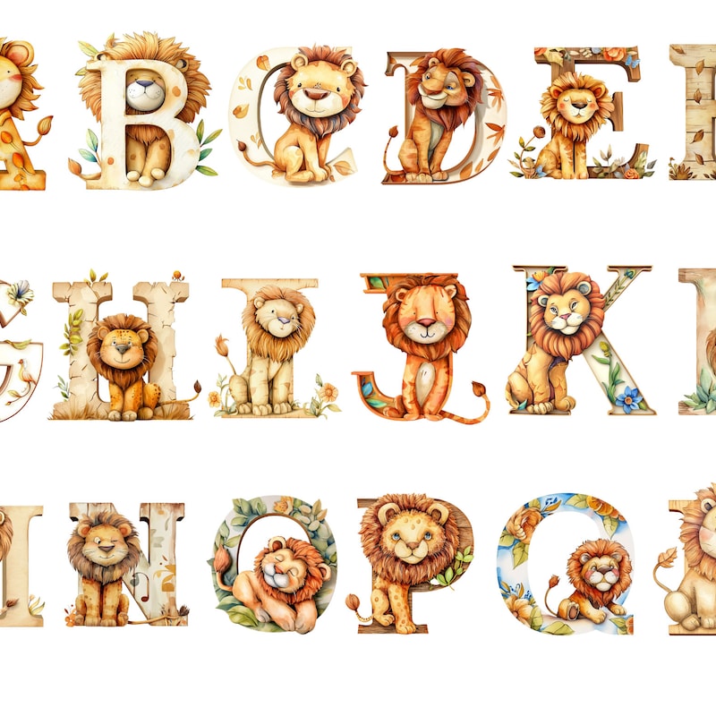 Lion King Letters - Etsy UK