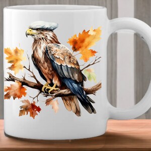 21 Eagle With Hats Watercolor Clipart, Fall Eagles, Fall Clipart, PNG ...