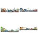 23 Vehicle Borders Watercolor Clipart, Borders Clipart, PNG Individual ...