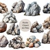 STONES SVG, Rocks Svg, Stone Svg, Rock Svg, Stones Clipart, Rocks ...