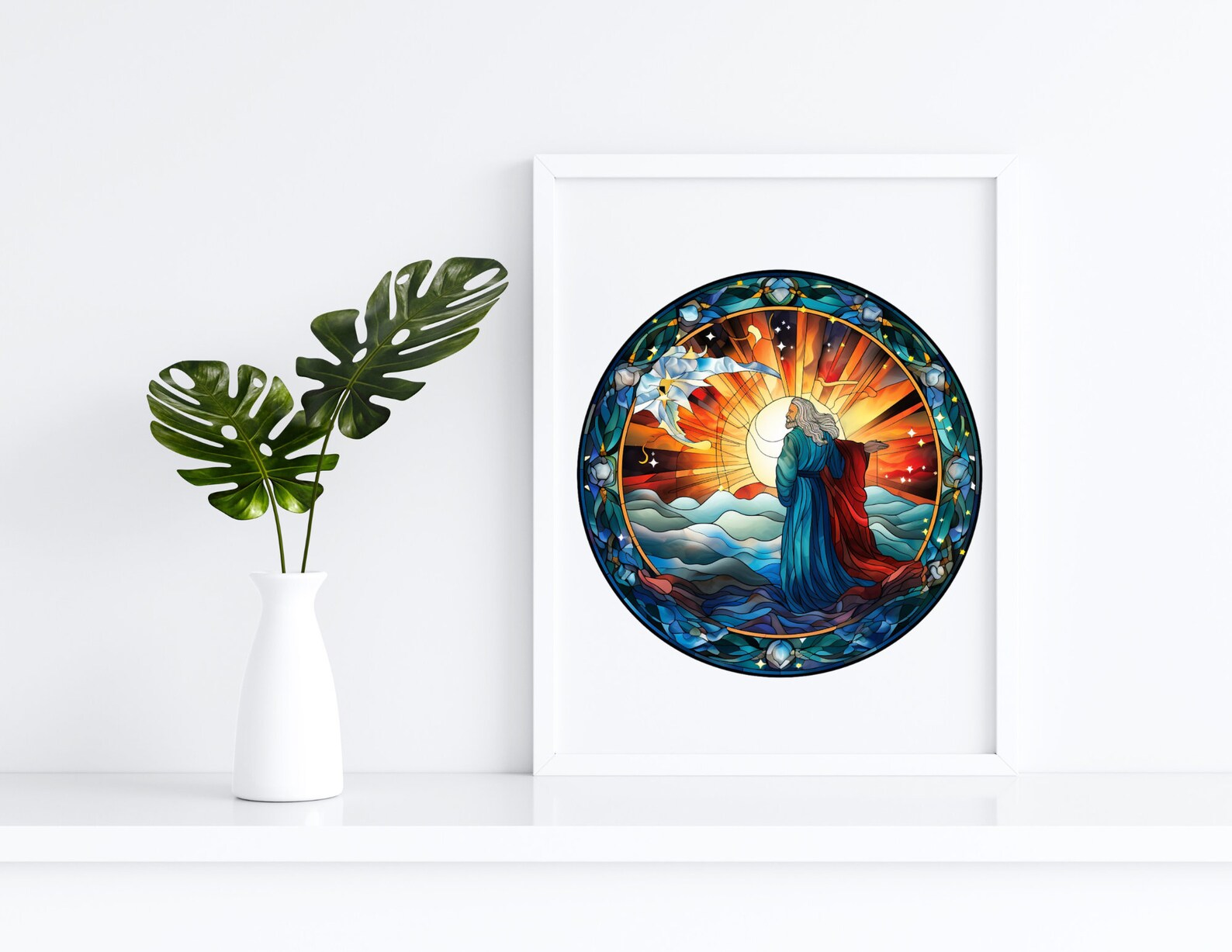 Celestial Stained Glass Clipart, PNG Images on a Transparent Background ...