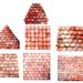 Watercolor Roof Tiles Clipart, PNG Digital Files on a Transparent ...
