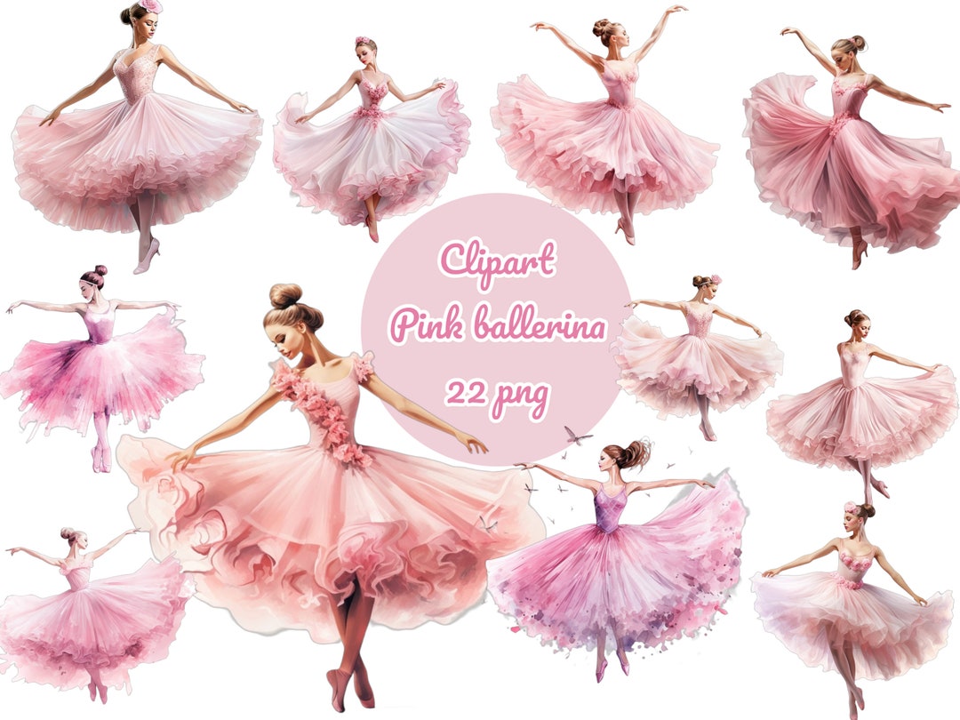 Clipart Pink Ballerina, Ballerina,download for Commercial Use, High ...