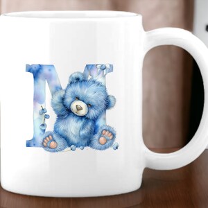 Blue Teddy Bear Alphabet, Letters Png, Alphabet Png, Instant Download ...
