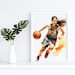 Watercolor Female Basketball Clipart, Transparent Background, Scrapbook ...