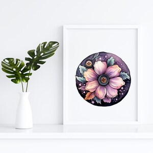 Watercolor Buttons Clipart, PNG Digital Files on Transparent Background ...