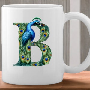 Peacock Alphabet, Letters Png, Alphabet Png, Instant Download for ...