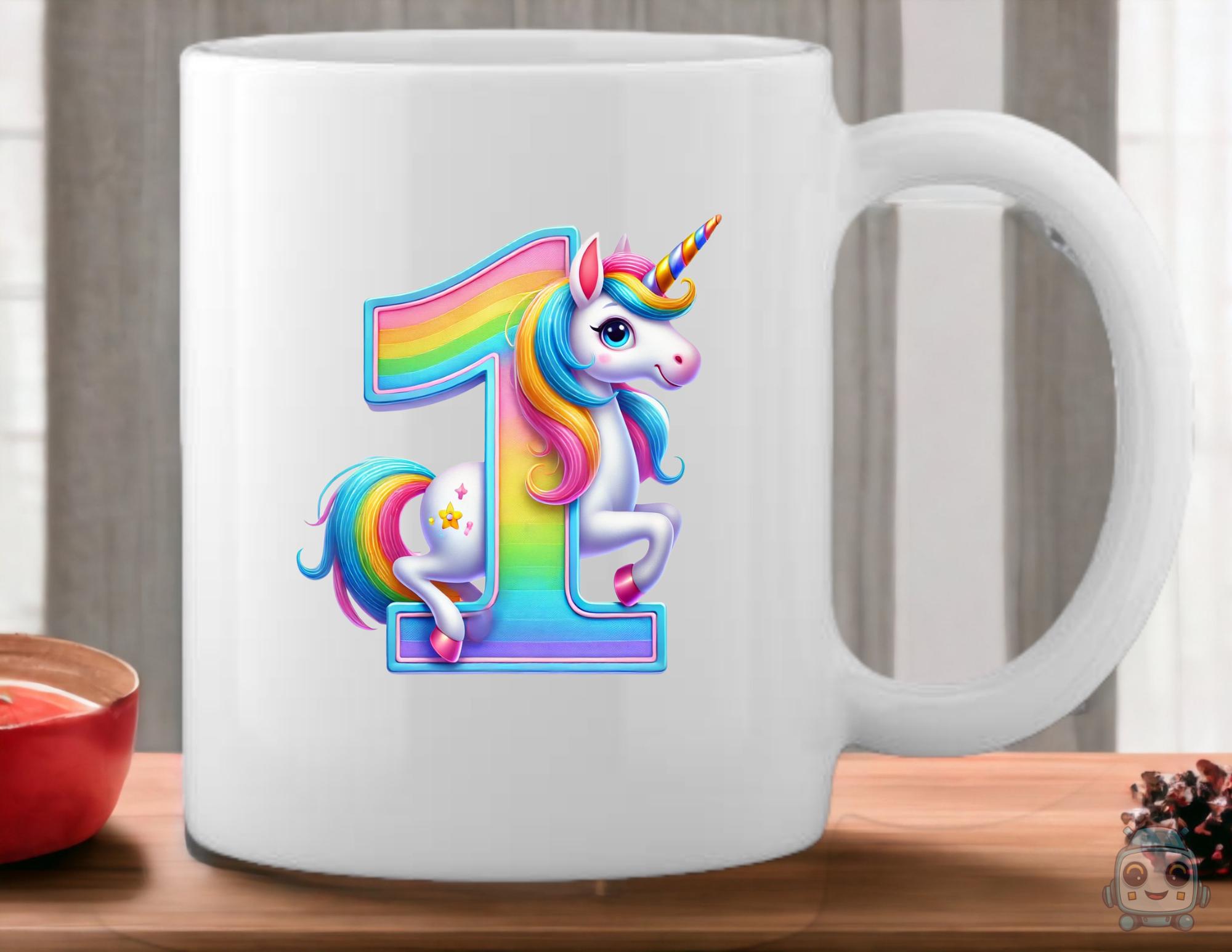 Magical Unicorn Numbers Clipart | Rainbow Numbers | Cute Unicorns ...