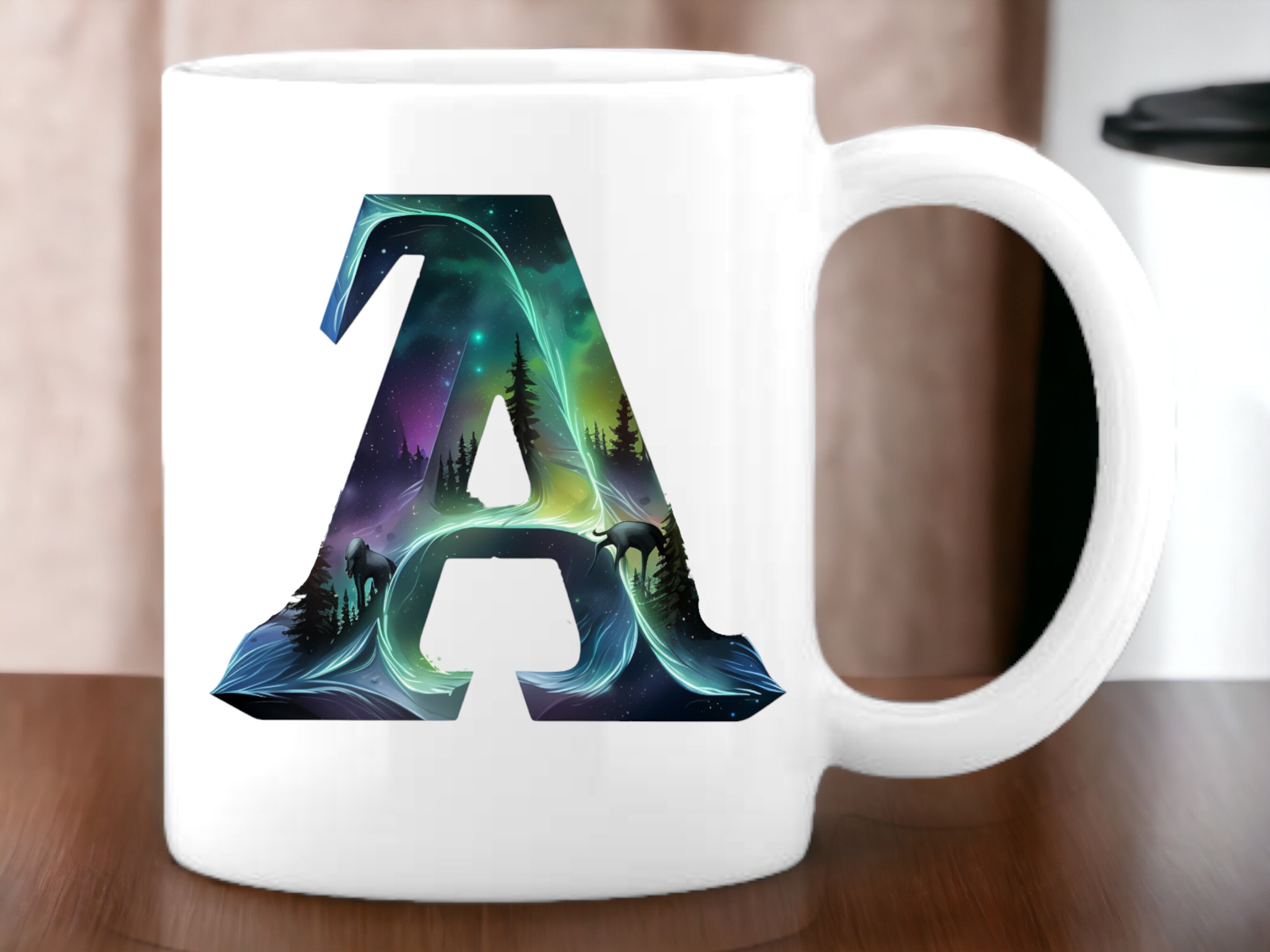 Northern Lights Alphabet, Letters Png, Alphabet Png, Instant Download ...