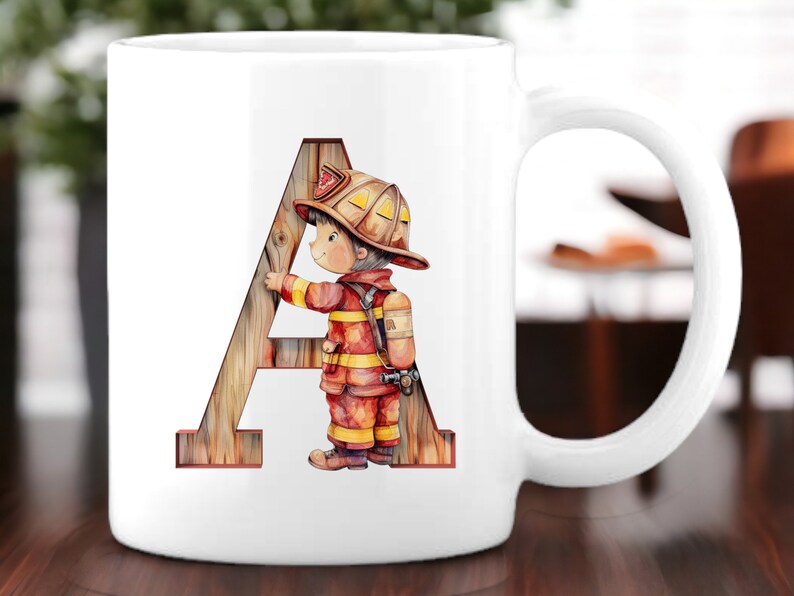 Fireman Alphabet, Letters Png, Alphabet Png, Instant Download for ...