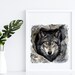 27 Wolves in Caves Clipart, Watercolor Clipart, PNG Individual Images ...