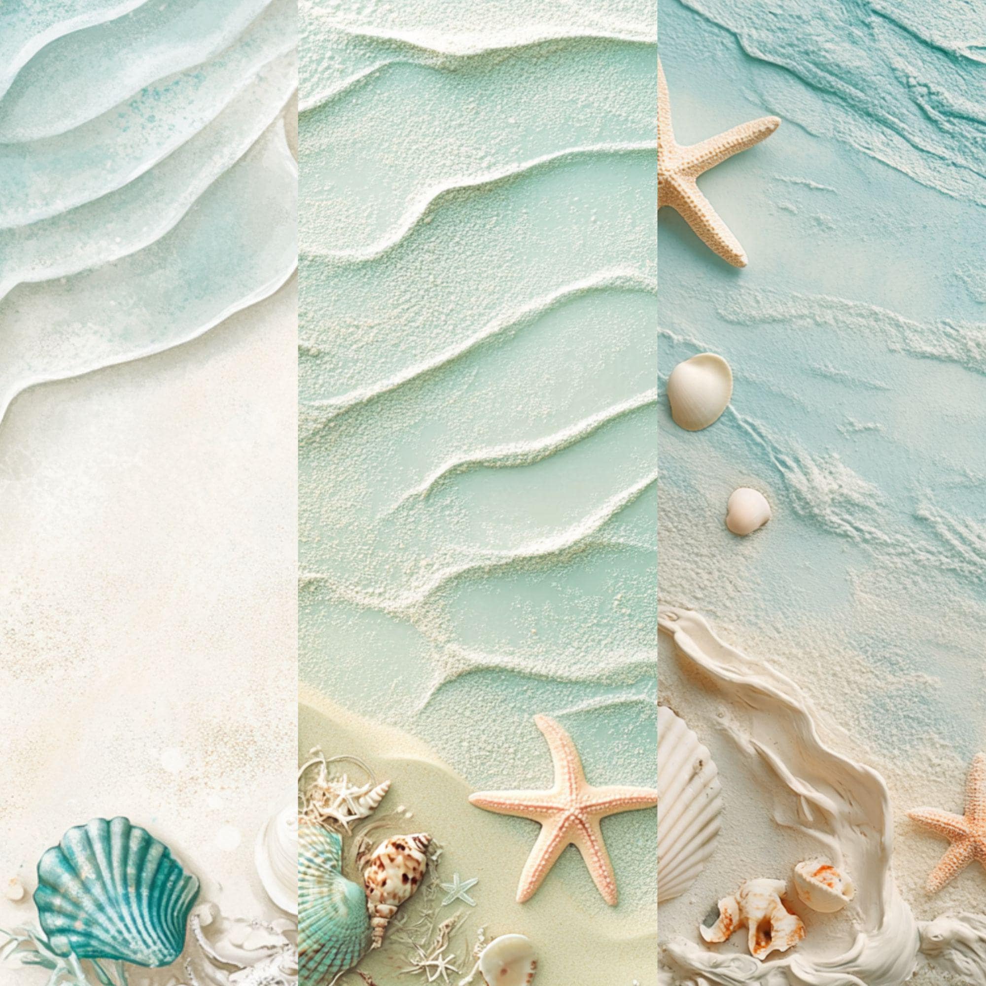 Beach Sand Digital Paper – 18 Ocean & Shoreline Backgrounds With ...