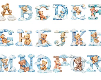 Teddy Bear Numbers, Teddy Bear Numbers, Instant Download for Commercial ...