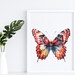 42 Red Diamond Butterfly, Insects Clipart, PNG Individual Images on ...