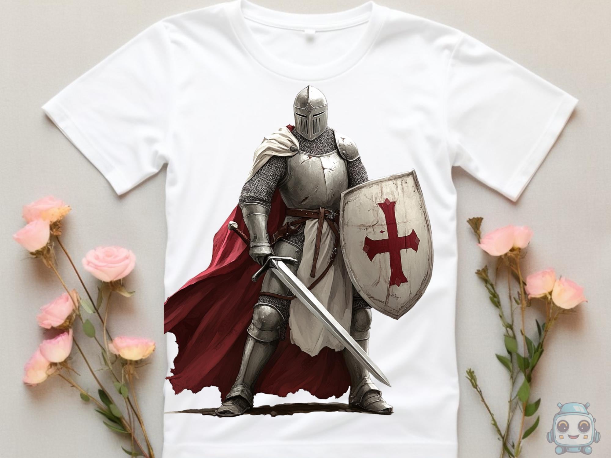 34 Knight Templars Clipart, Medieval Clipart, PNG Individual Images on ...