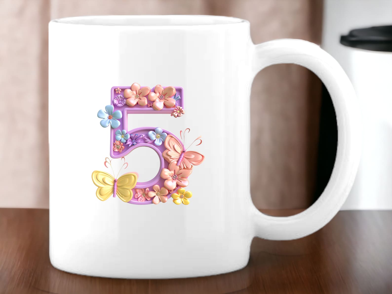 Pastel Butterflies Numbers, Pastel Numbers, Instant Download for ...