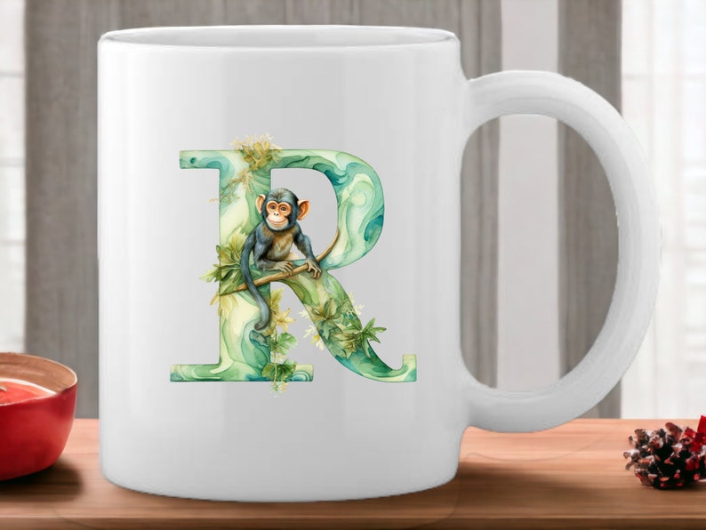 Monkey Alphabet Letters Png Alphabet Png Instant Download - Etsy