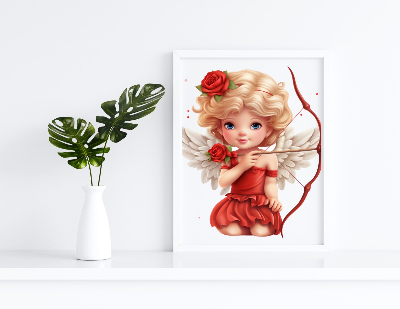 Cute Cupids Clipart, Valentine's Day Clipart, PNG Digital Files on ...