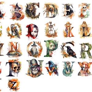 Scary Halloween FONT Png, Halloween Alphabet Png, Halloween Png Cut ...