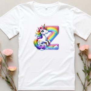 Magical Unicorn Alphabet Clipart | Rainbow Letters | Cute Unicorns ...