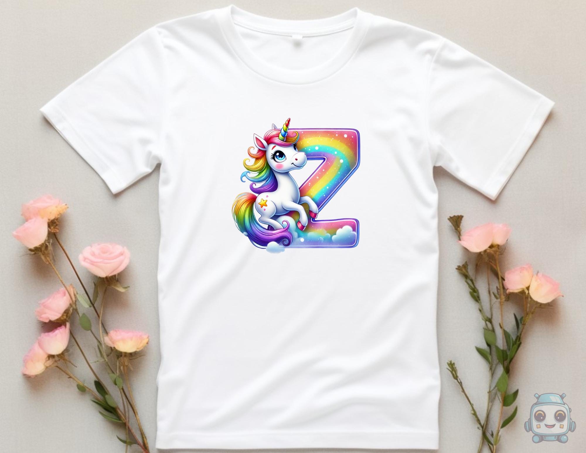 Magical Unicorn Alphabet Clipart | Rainbow Letters | Cute Unicorns ...