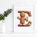 Gingerbread Christmas Alphabet, Letters Png, Alphabet Png, Instant ...