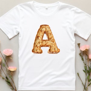 Watercolor Toast Alphabet Clipart, PNG Individual Images on Transparent ...