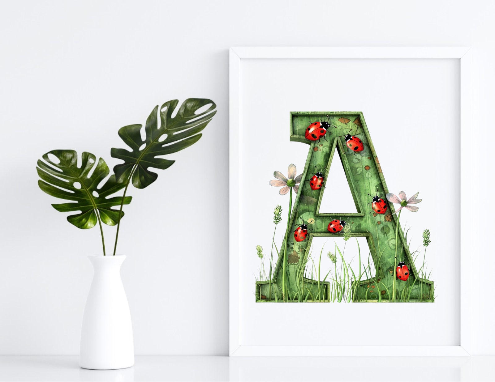 Ladybug Alphabet, Letters Png, Alphabet Png, Instant Download for ...