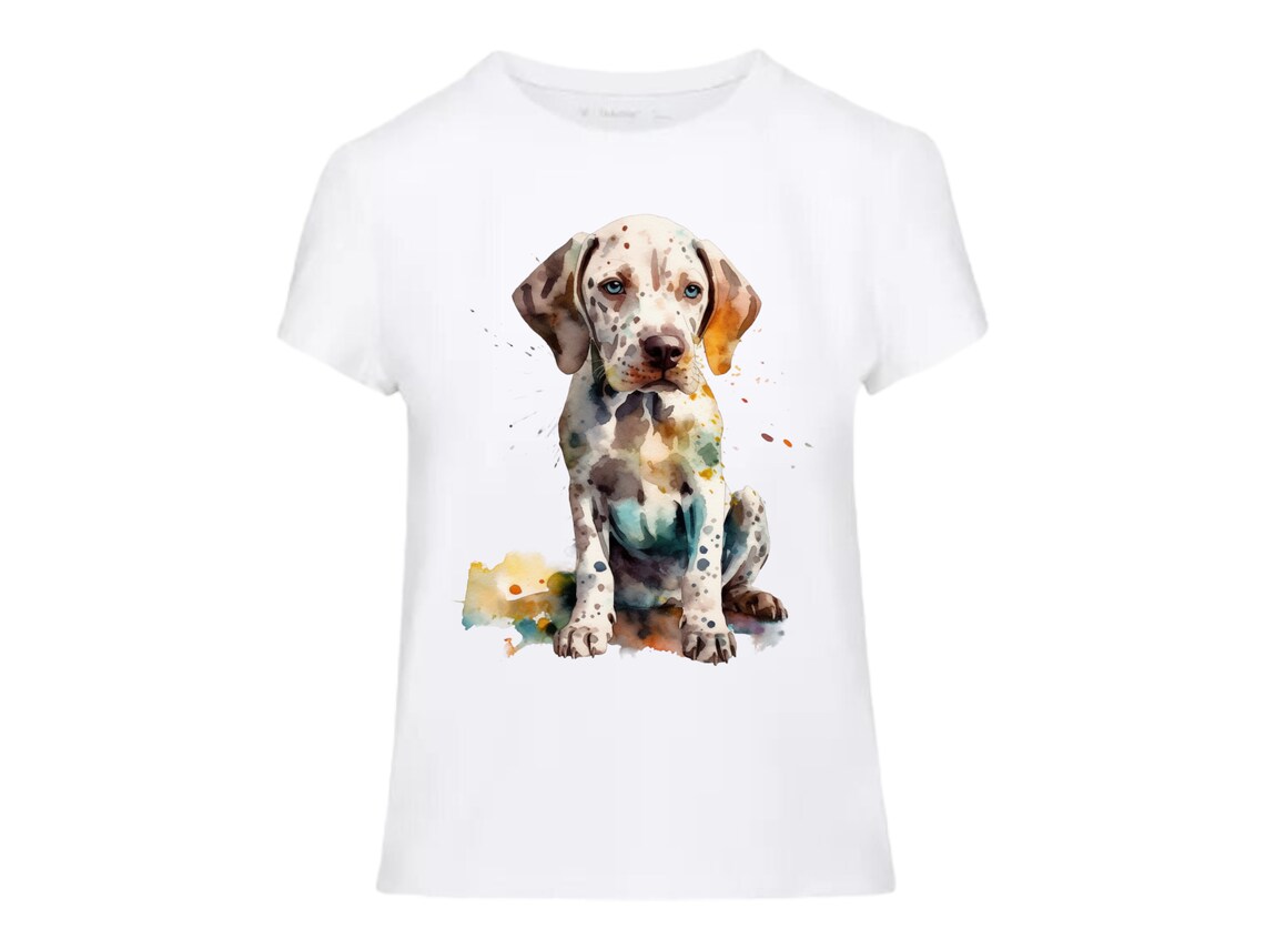 Watercolor English Pointer Clipart PNG Digital Files Dog - Etsy