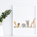 32 Safari Borders Watercolor Clipart, Border Clipart, PNG Individual ...