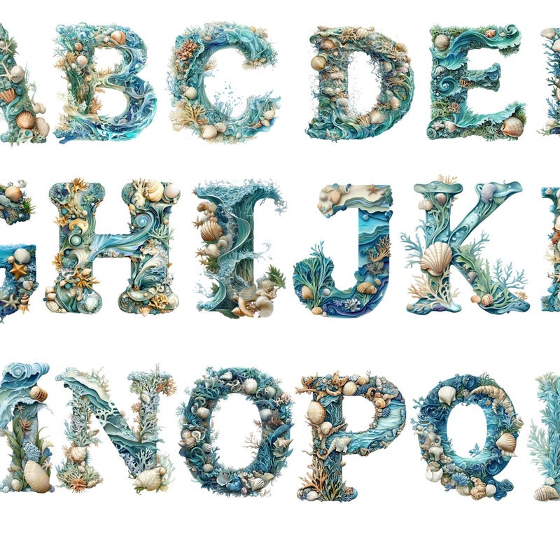 Nautical Alphabet - Etsy