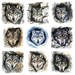 27 Wolves in Caves Clipart, Watercolor Clipart, PNG Individual Images ...