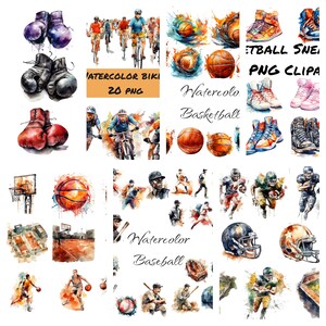 Sports MEGA BUNDLE, 1.000+ Images, Mega PNG Bundle, Special Offer, All ...