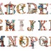 Watercolor Circus Alphabet Clipart, PNG Individual Images on ...