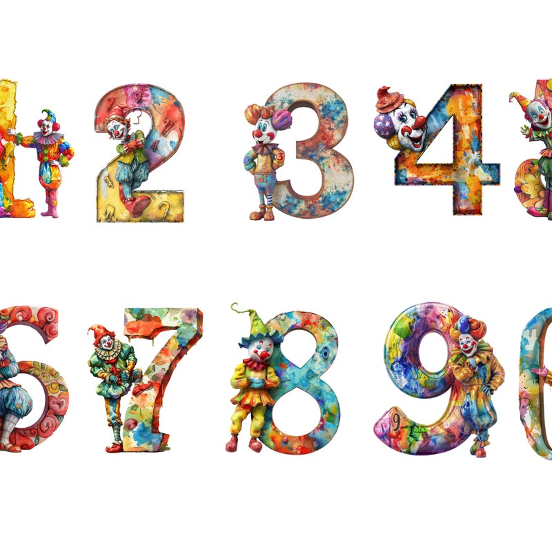 Clown Watercolor - Etsy UK