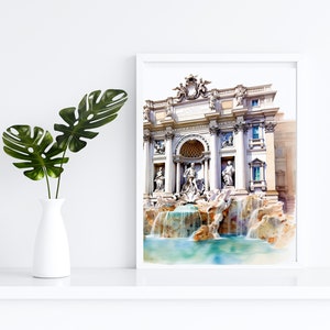 Watercolor Rome Clipart Bundle, 43 PNG Images, White Background, High ...