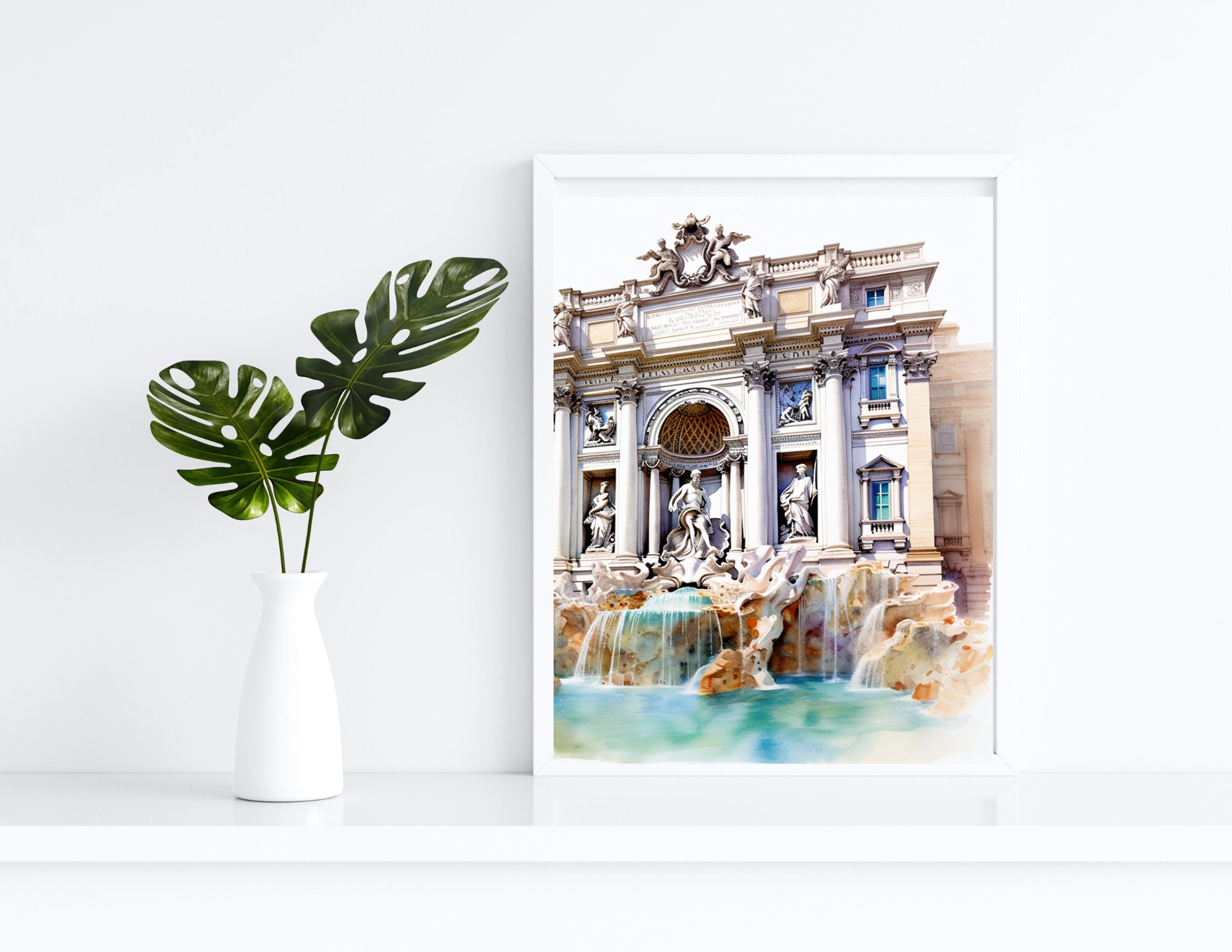 Aquarell Rom Clipart Bundle 43 PNG Bilder weißer - Etsy.de