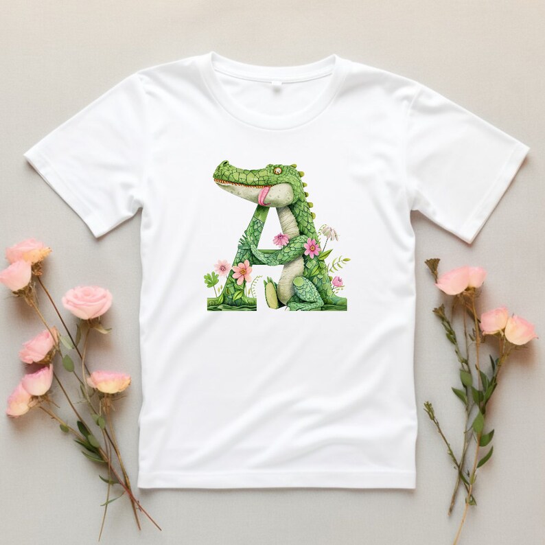 Crocodile Alphabet, Letters Png, Alphabet Png, Instant Download for ...