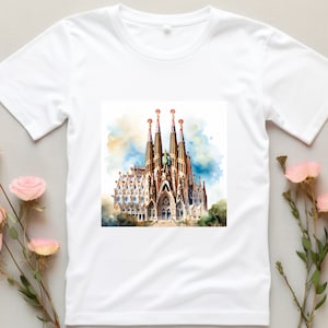 Watercolor Beautiful Spain Clipart, PNG Digital Files on Transparent ...