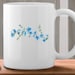 Watercolor 45 Forget Me Not Border Clipart, PNG Individual Images on ...