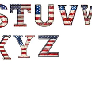 USA Alphabet, Letters Png, Alphabet Png, Instant Download for ...