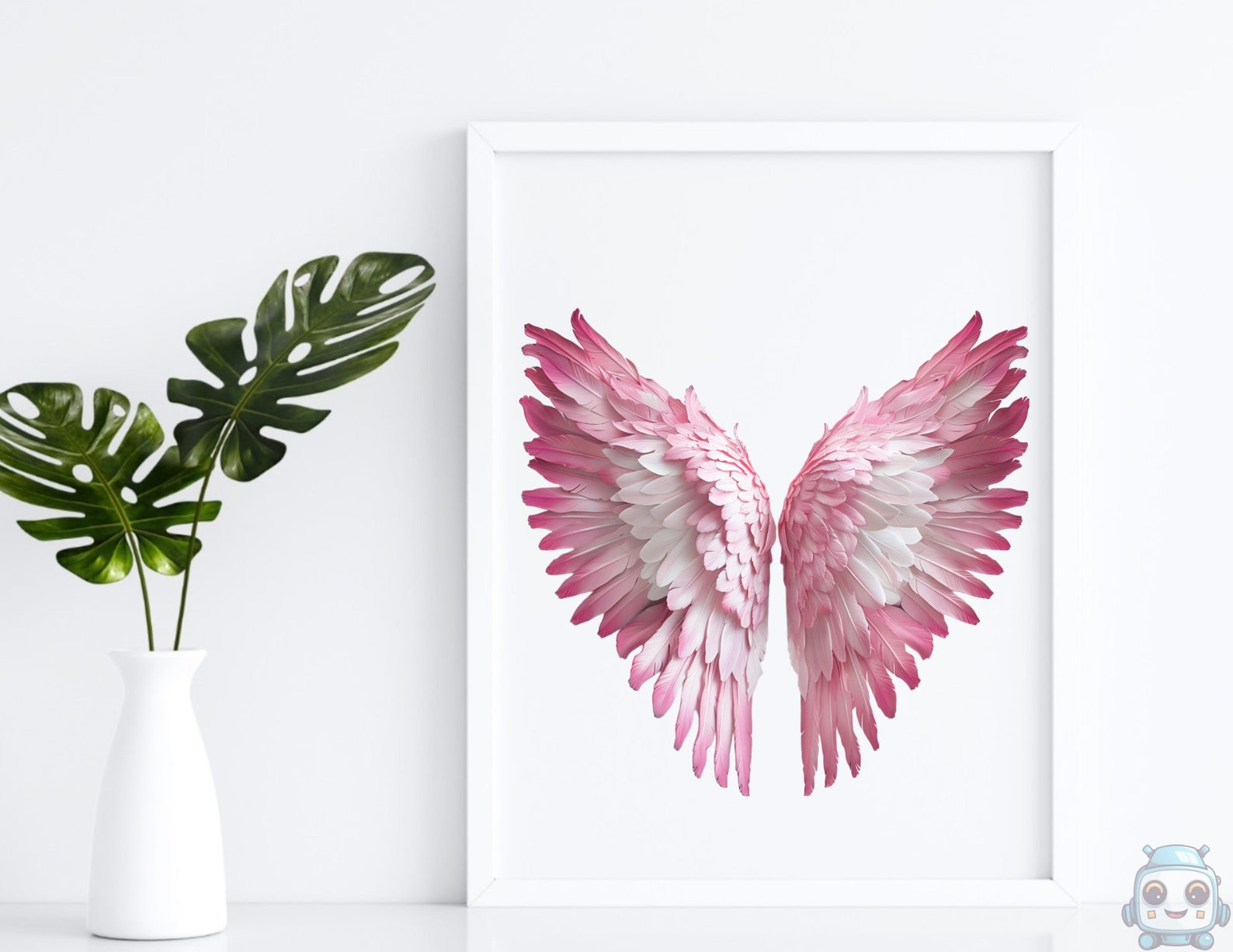 Watercolor Pink Wings Clipart, Transparent Background, High Quality ...