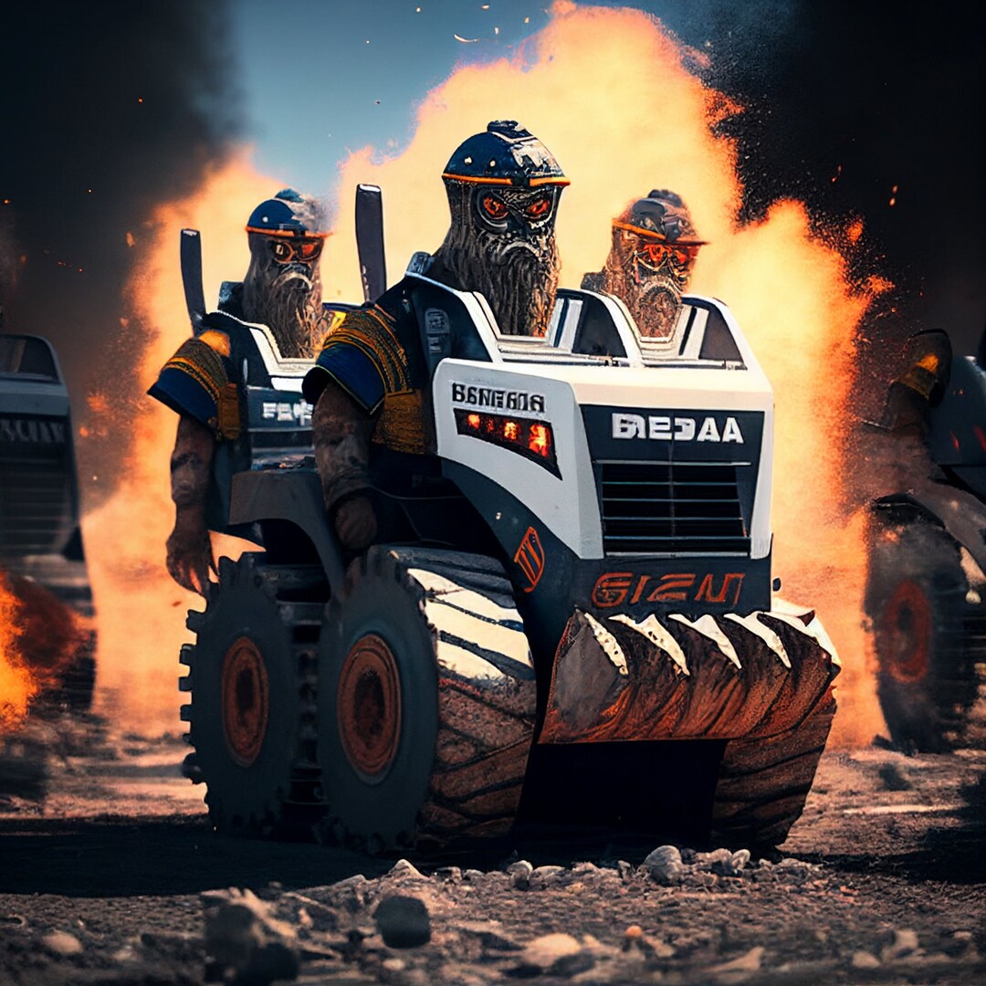 Skiddeeorc3 Orcs in Skidsteers Hilarious Orc Skid Steer Series: Russian ...