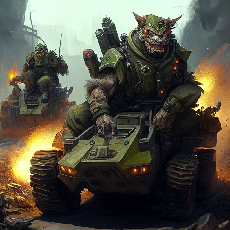 Skiddeeorc18 Orcs in Skidsteers Hilarious Orc Skid Steer Series ...