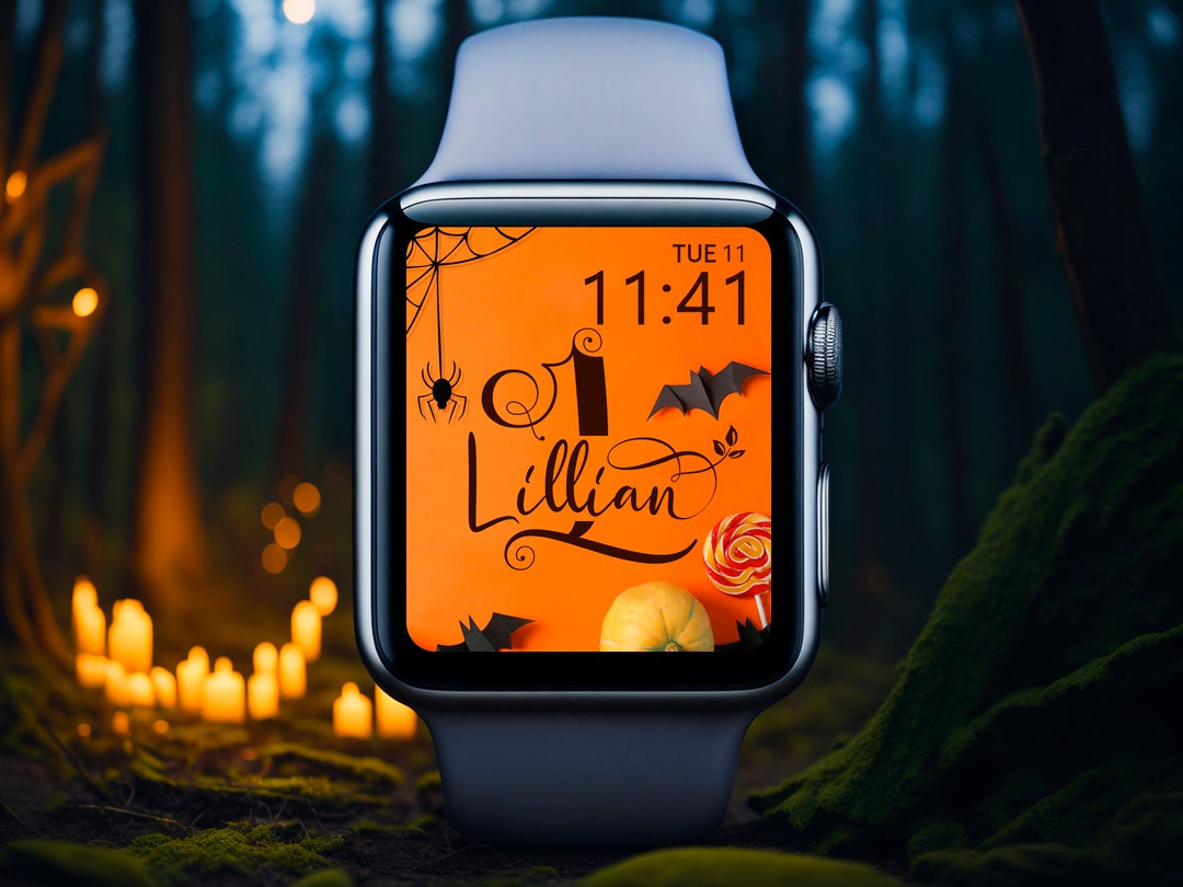 Halloween Apple Watch Wallpaper,apple Watch Wallpaper,custom Apple ...